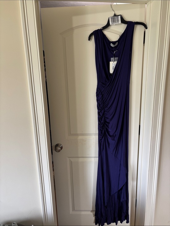 Chiara Boni | Dresses | Chiara Boni Purple Cowl Neck Maxi Dress | Poshmark